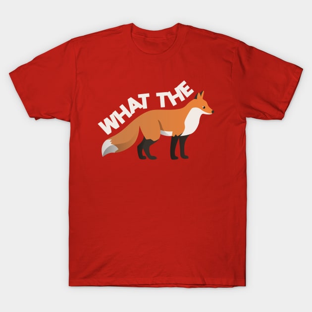 What The FOX - Fox - Digital vector illustration - What The Fox - T ...