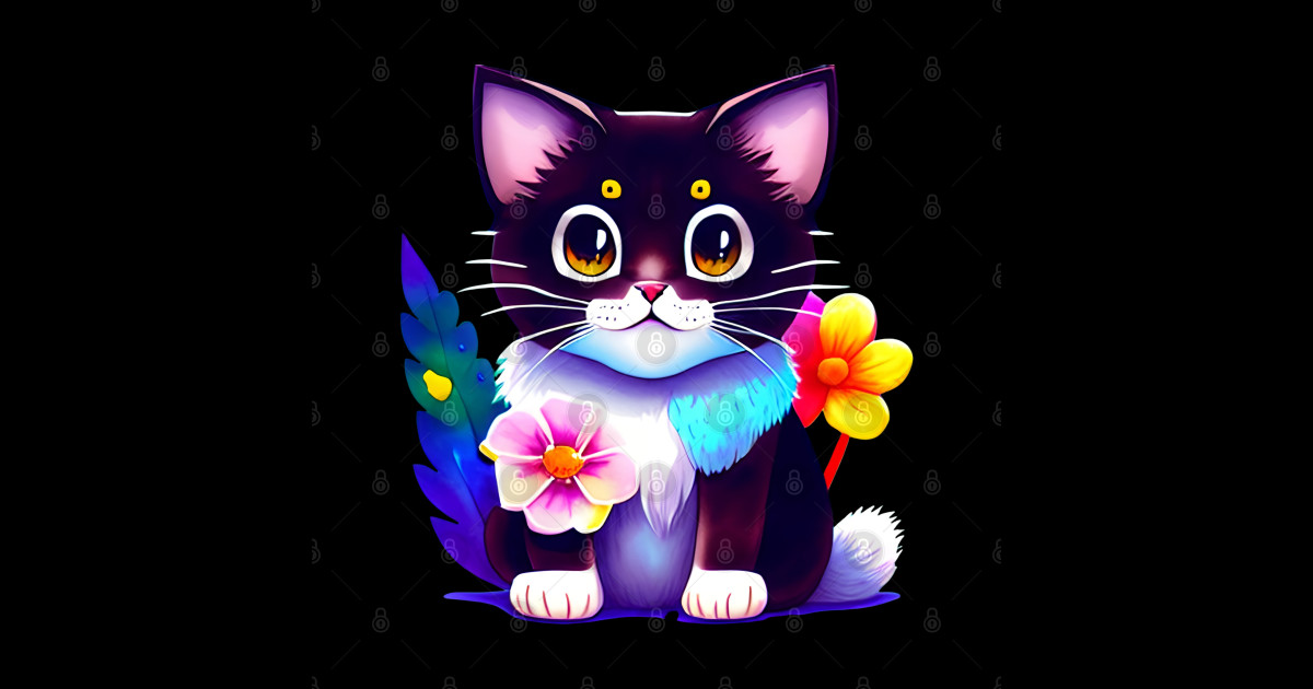 Michi nature - Michi Flower - Sticker | TeePublic