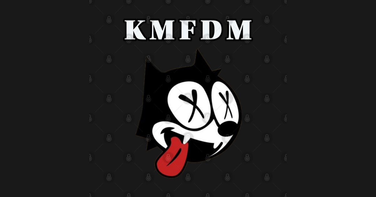 KMFDM / Funny Cat Style - Kmfdm - T-Shirt | TeePublic