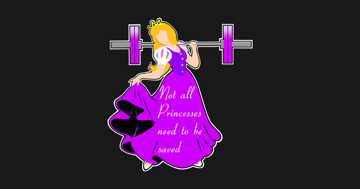 Weightlifting Princess - Princess Strong - T-Shirt | TeePublic