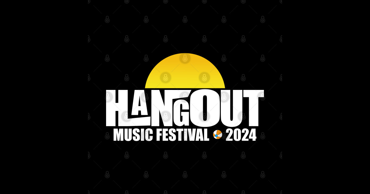 Hangout Music Festival 2024 - Music Festival - Sticker | TeePublic