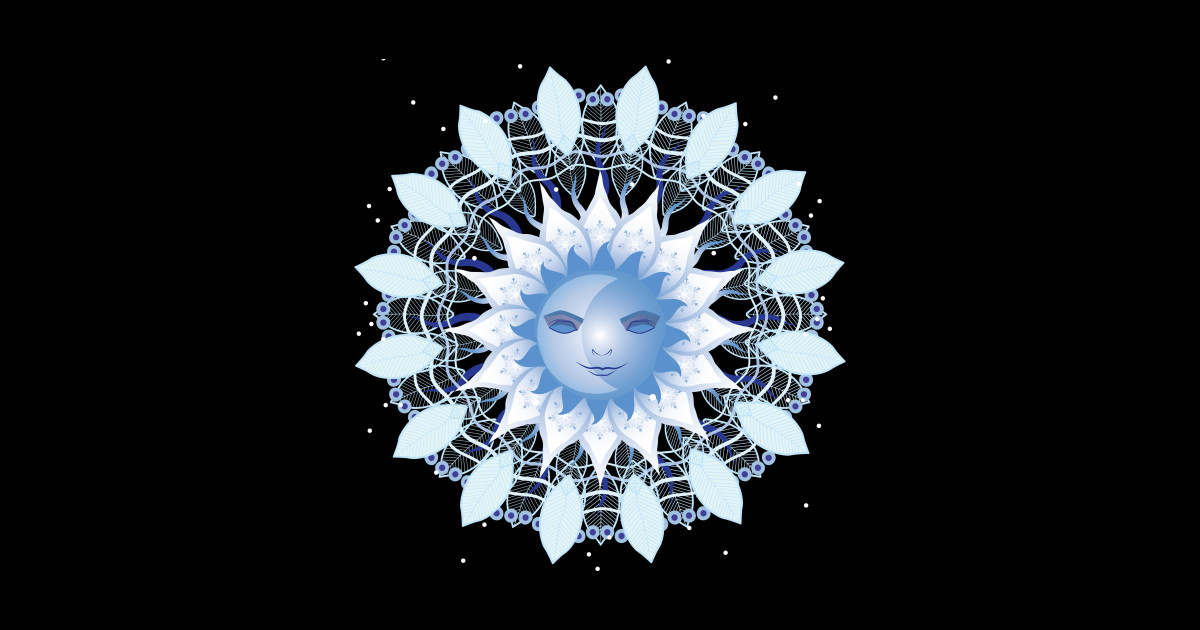 Winter Solstice Mandala - Winter Solstice - Sticker | TeePublic