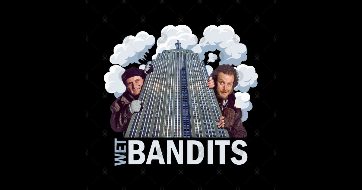 the wet bandits building - Wet Bandits - Sticker | TeePublic