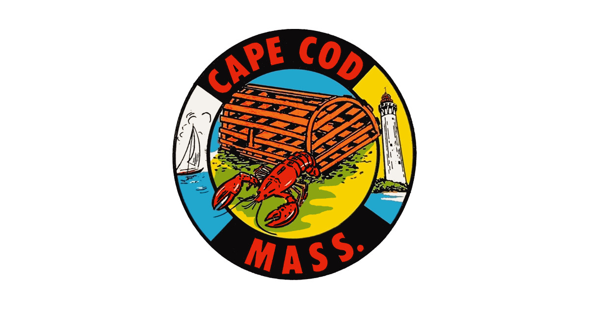 Cape Cod Vintage Style Decal - Vintage Cape Cod - T-Shirt | TeePublic