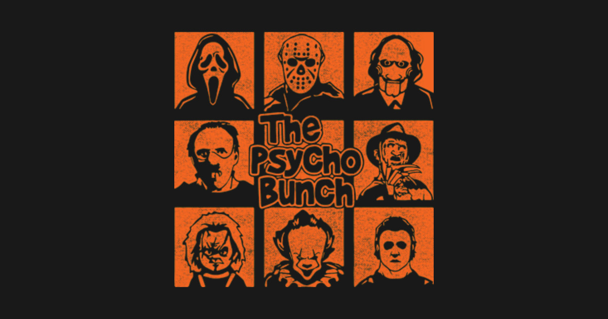 The Psycho Bunch - Halloween - Halloween - T-Shirt | TeePublic