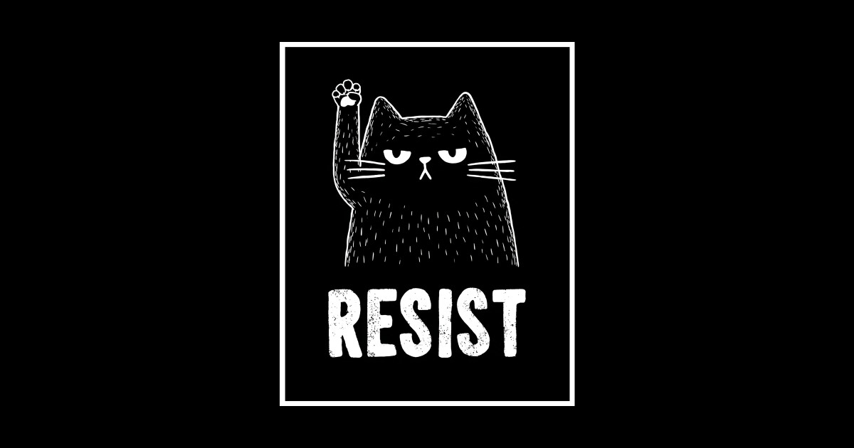 RESIST CAT Mug | Drennon Davis