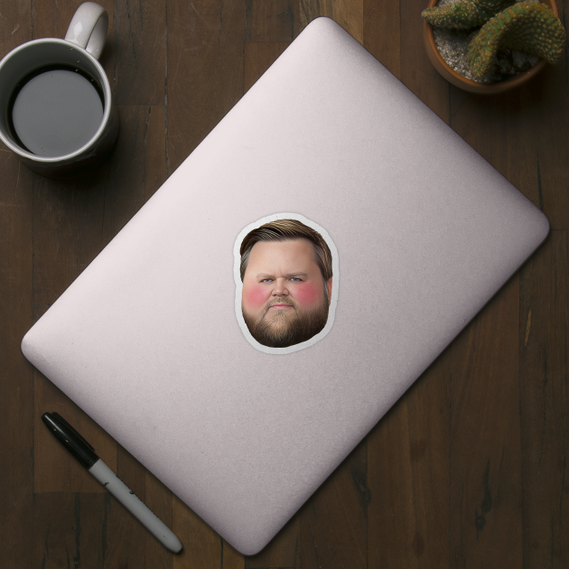 JD Vance Fat Face - Jd Vance - Sticker | TeePublic