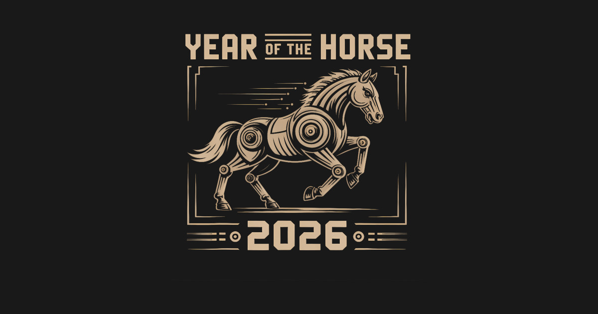 Happy Chinese New Year Of The Horse 2026 Lunar Zodiac - Chinese New ...