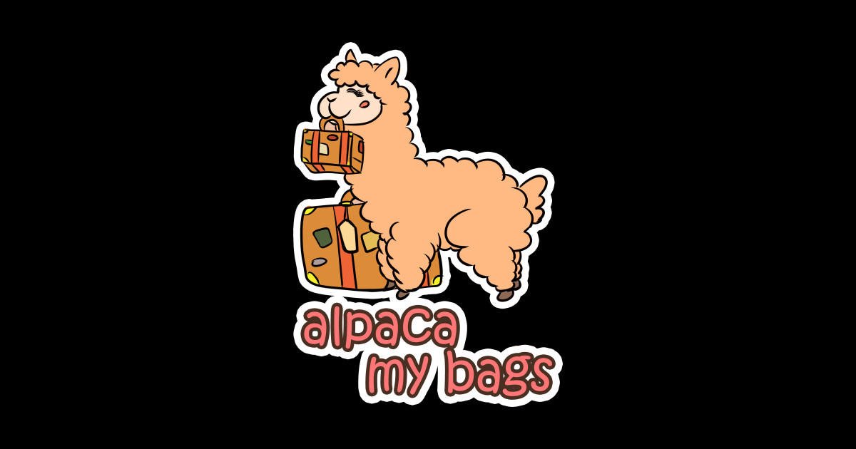 Kawaii Cute Anime Alpaca Geek Tee - Humor - Sticker | TeePublic