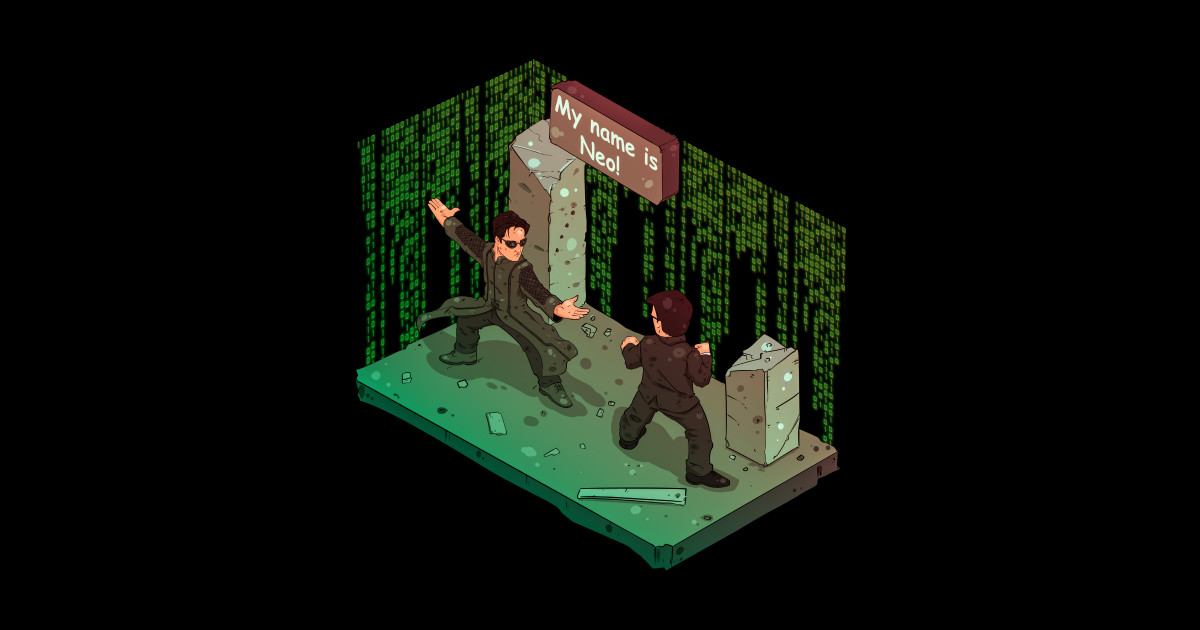 My name is Neo - Matrix - Sticker | TeePublic
