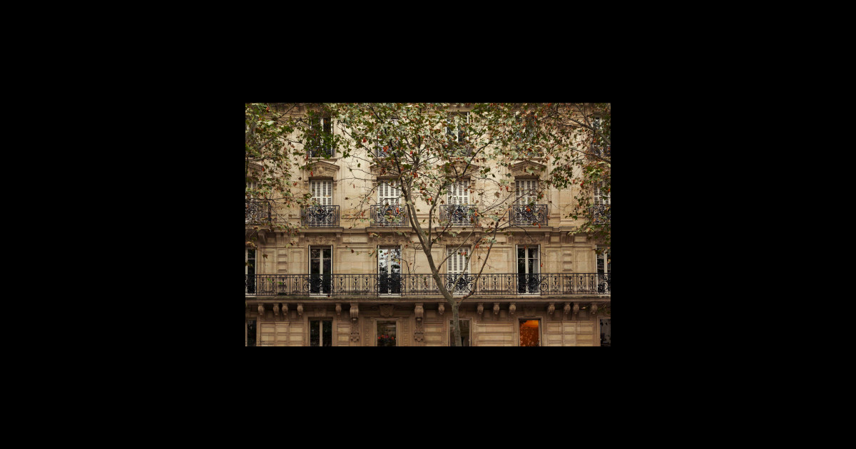 Parisian Building Facades - 5 © - Facade - Sticker | TeePublic