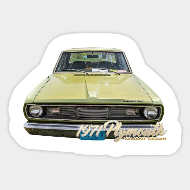 1971 Plymouth Valiant Sedan - 1971 Plymouth Valiant Sedan - Sticker ...