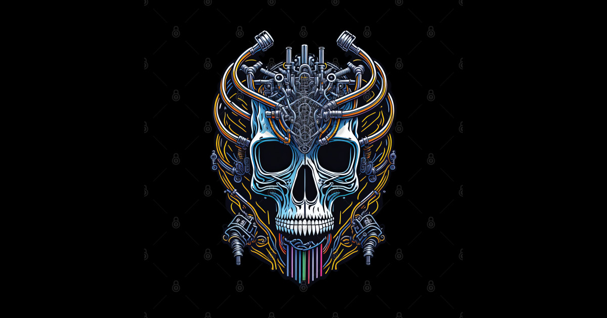 Cyborg Heads - Cyborg Heads - Sticker | TeePublic