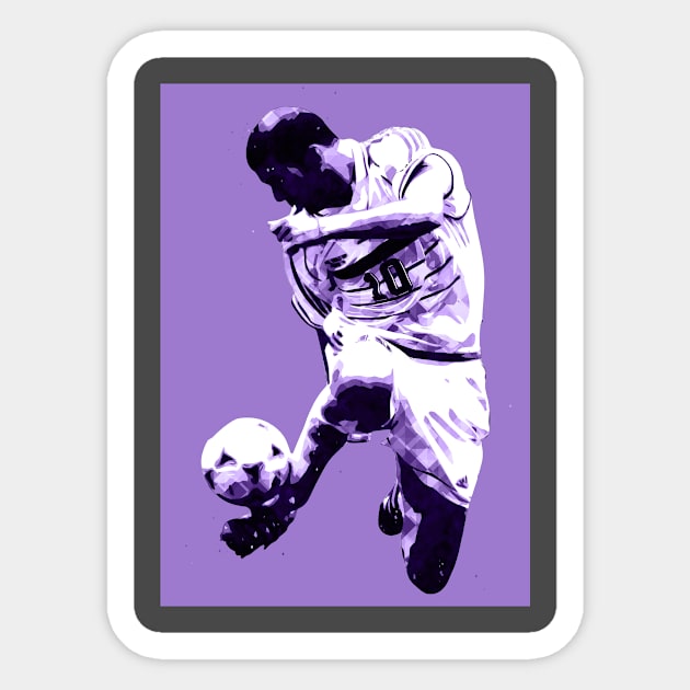 zidane pop art - Zidane - Sticker | TeePublic