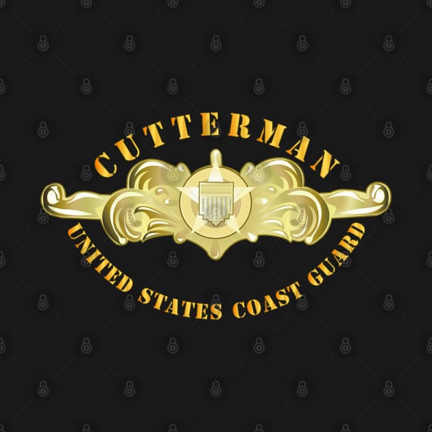 USCG - Cutterman Badge - Officer - Gold - Uscg Cutterman Badge Officer ...
