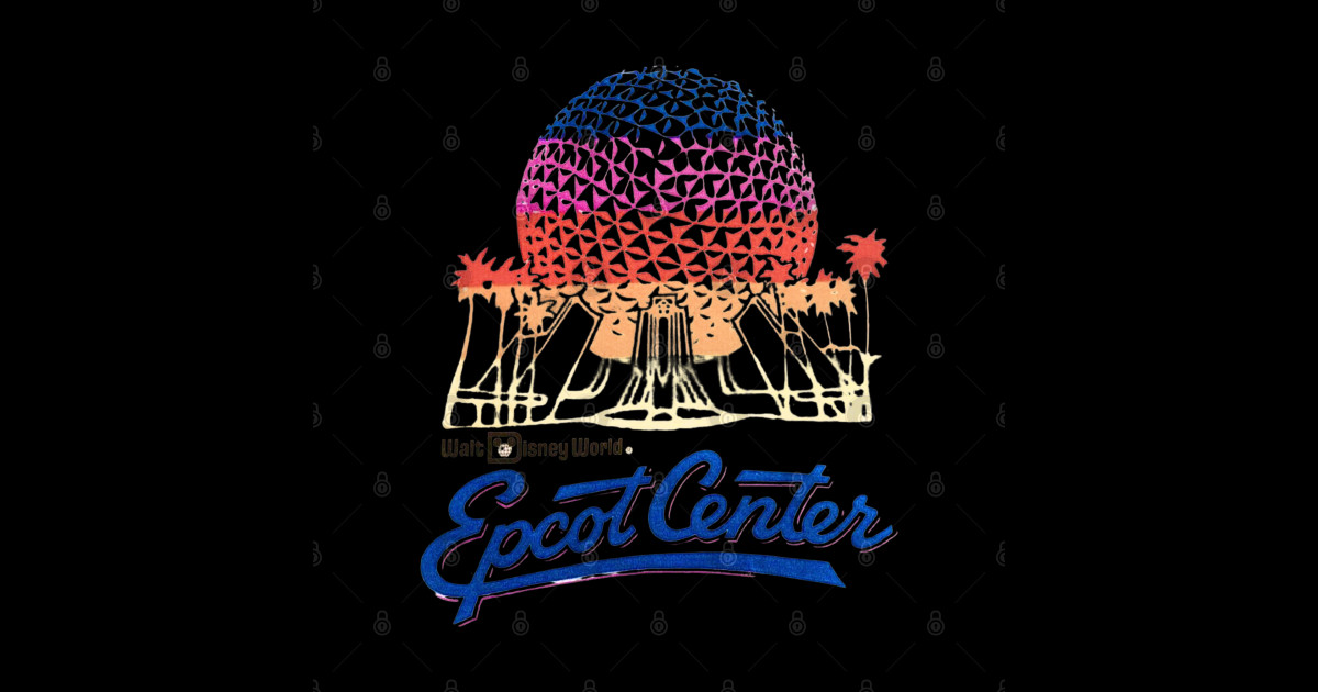 Retro EPCOT Center 80s Logo - Epcot Center - Sticker | TeePublic