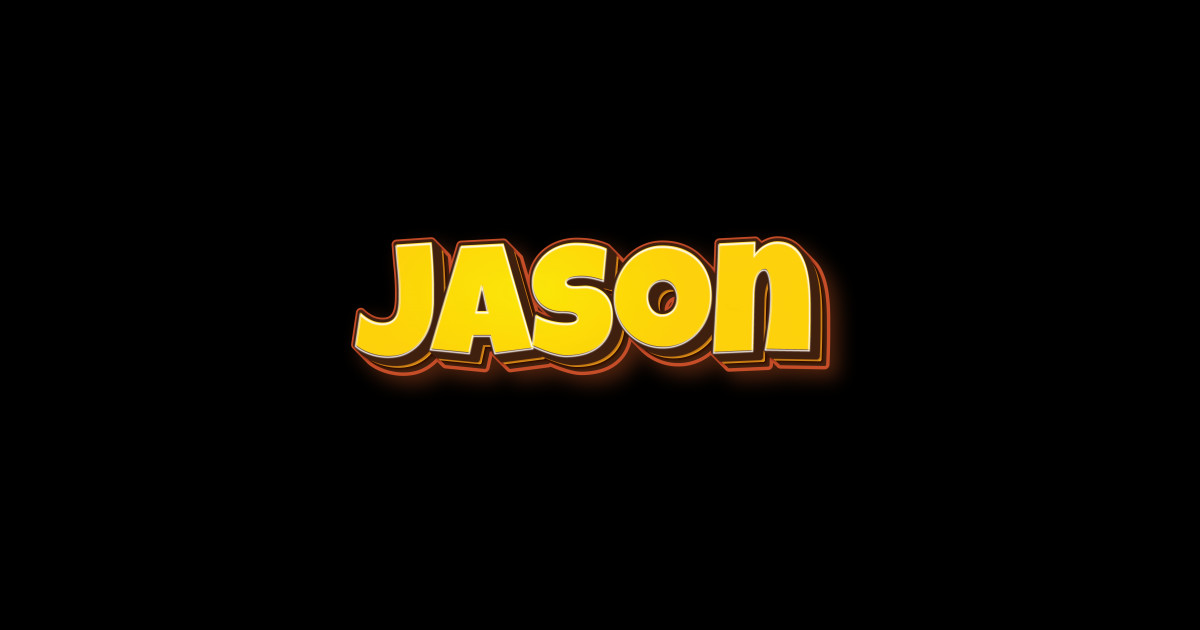 Jason My Name Is Jason! - Jason My Name Is Jason - Sticker | TeePublic