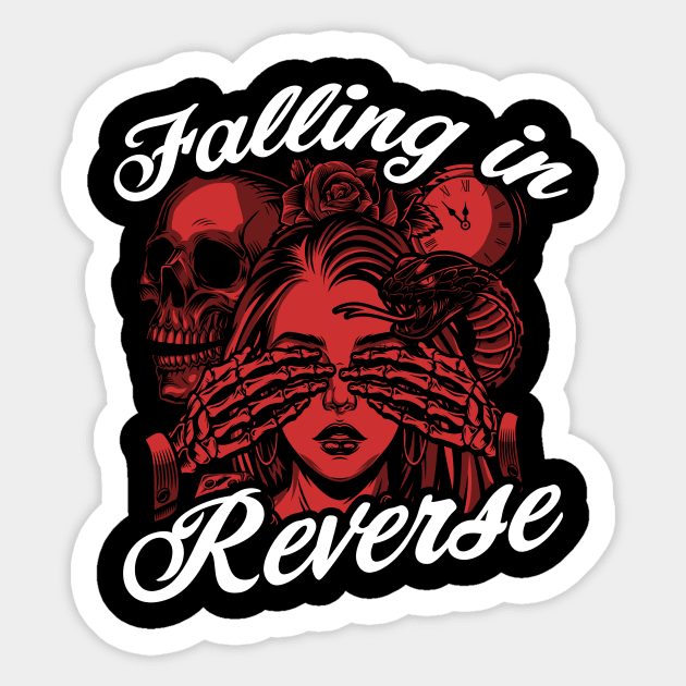 falling in the reverse vintage - Falling In The Reverse - Sticker ...