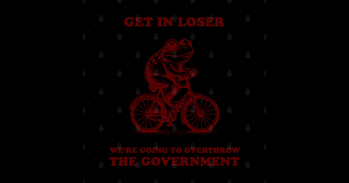 Funny Anti Trump Shirt Retro Frog Meme Get in Loser We're Going to ...