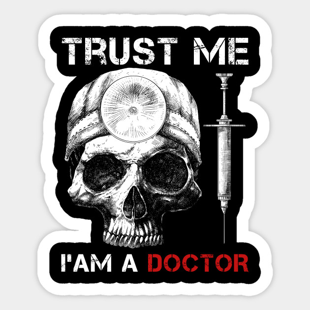 Skull doctor - Skull Doctor - Sticker | TeePublic