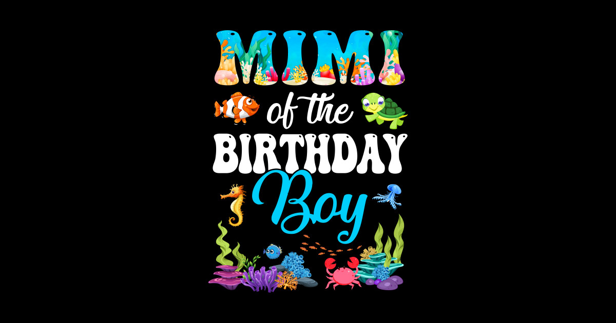Mimi Of The Birthday Boy Sea Fish Ocean Aquarium Party - Mimi Of The ...