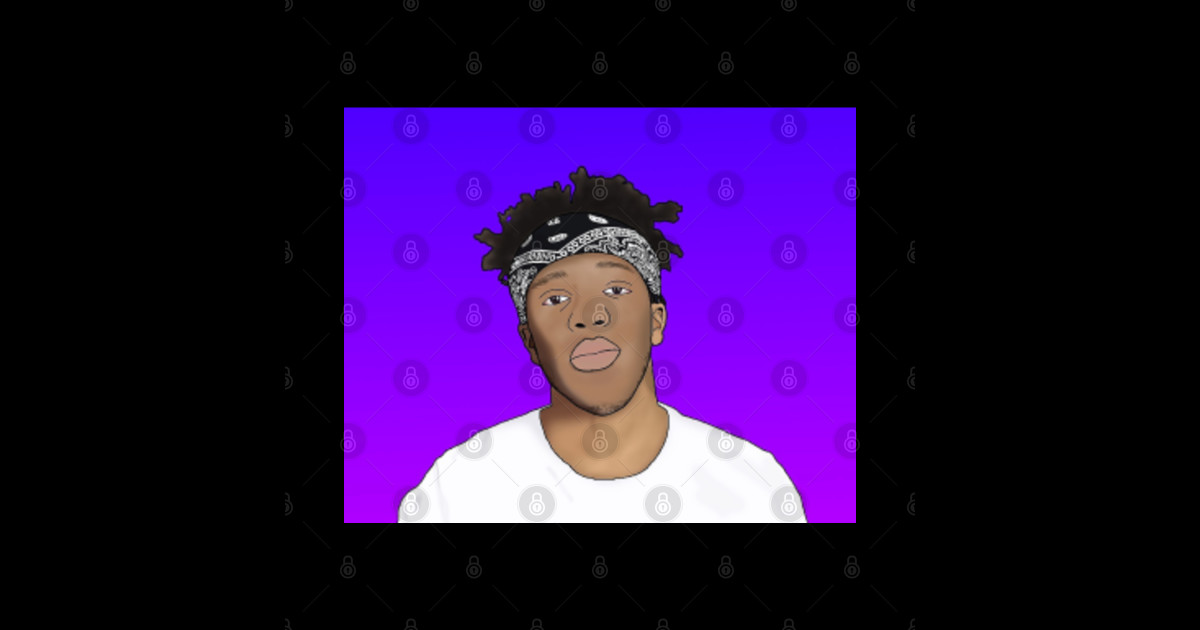 Ksi art - Ksi - Sticker | TeePublic