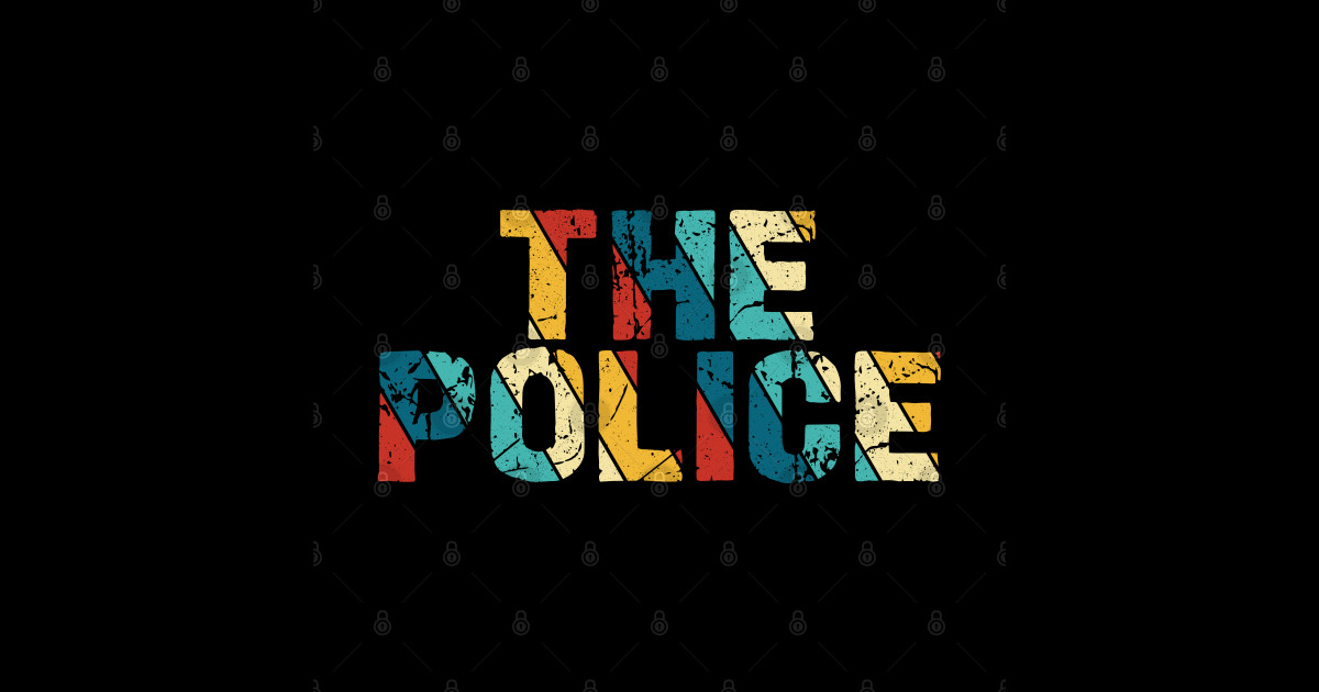 Retro Color - The Police - The Police - Posters and Art Prints | TeePublic
