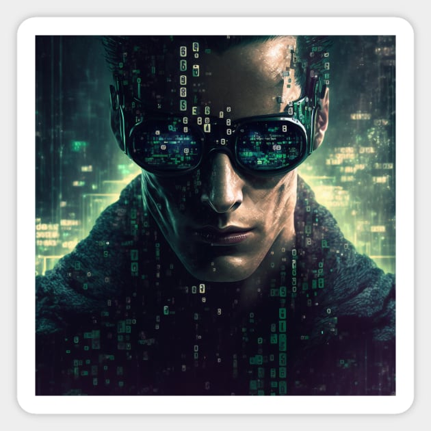 The Matrix Series - Code Drop - The Matrix Series - Sticker | TeePublic