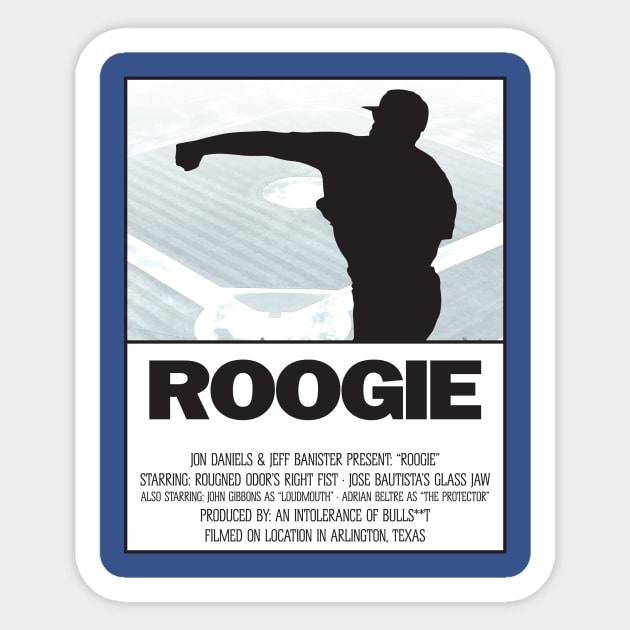Roogie Movie Poster - Texas - Sticker | TeePublic