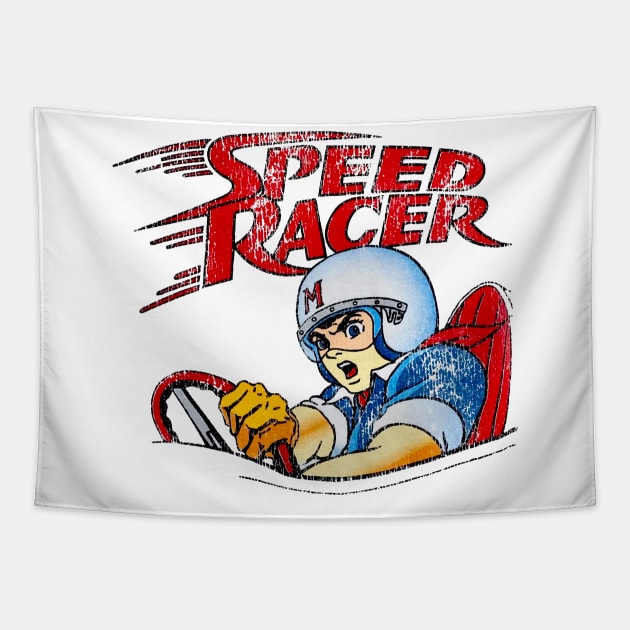 Vintage Go Speed Racer Go Go!!! 80s - Speed Racer - Tapestry | TeePublic
