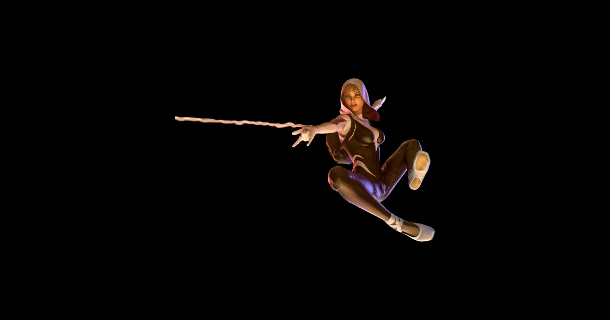 Spiderverse through night city lights - Anime - Sticker | TeePublic