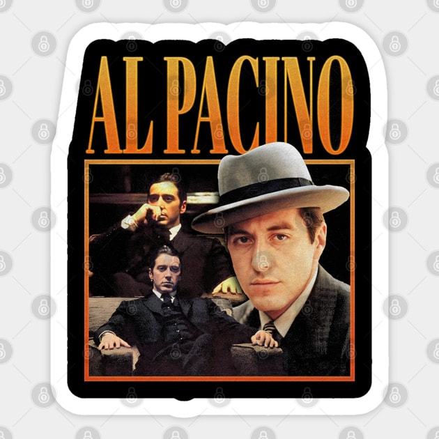 Al Pacino Vintage Bootleg - Al Pacino - Sticker | TeePublic