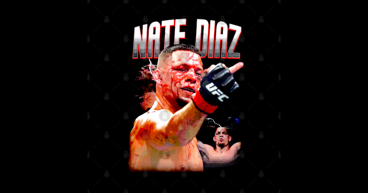 Nate Diaz Vintage - Nate Diaz - Sticker | TeePublic