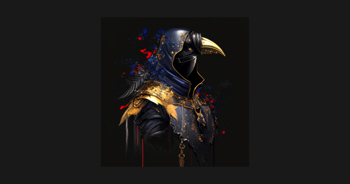 Crow Knight - Carbon - Crow Knight - T-Shirt | TeePublic