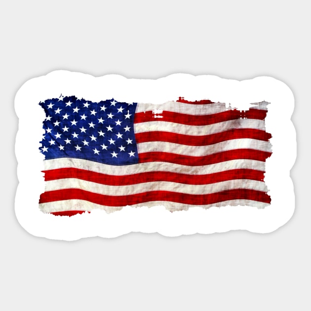 US American Flag - Us Flag - Sticker | TeePublic