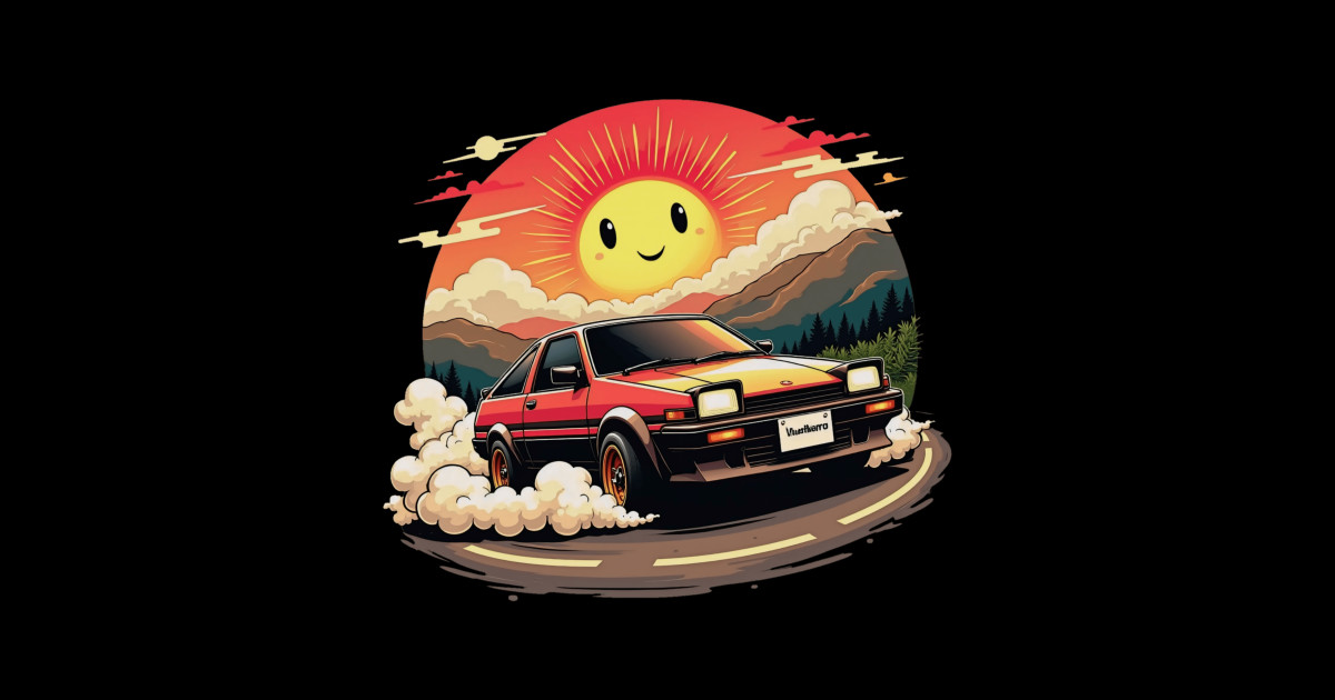 AE86 Trueno - Toyota Ae86 - Sticker | TeePublic