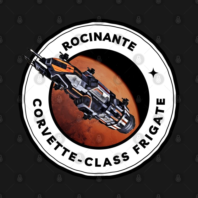 Rocinante - Corvette-Class Frigate - Black - Sci-Fi - The Expanse - T ...