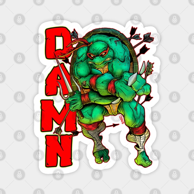 Raph by Blood Empire - Tmnt Ninja Turtles - Magnet | TeePublic