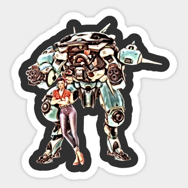 Overwatch D. Va Cruiser - Dva - Sticker | TeePublic