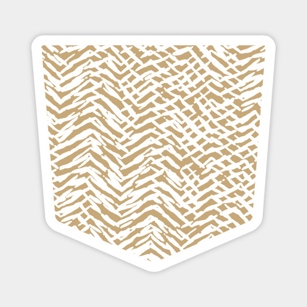 Pocket - MARKS TEXTURE OCHRE - Texture - Magnet | TeePublic