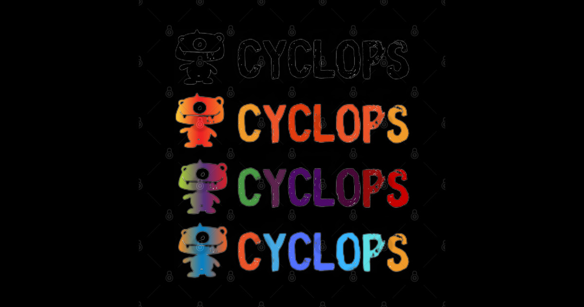 Cyclops mythological creature in color - Cyclops Art - Sticker | TeePublic