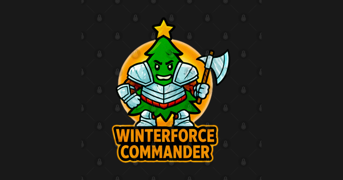 Winter Force Commander - Christmas - T-Shirt | TeePublic