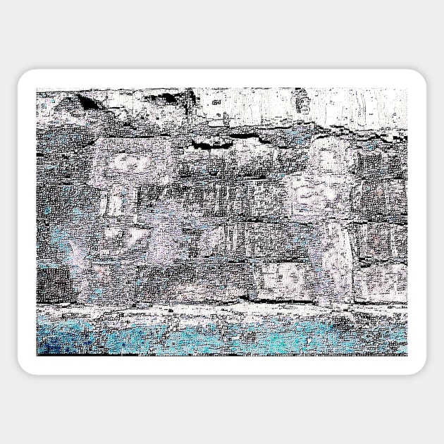 Sky Blue Wall - New - Sticker | TeePublic