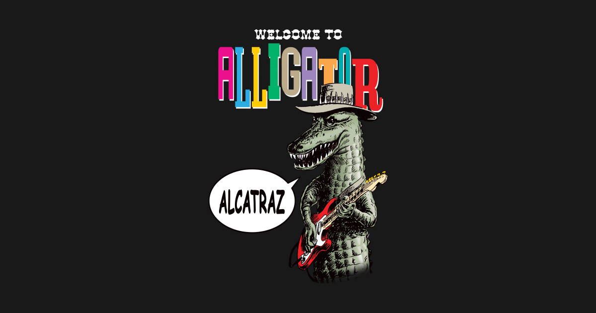 Welcome to Alligator Alcatraz (0n dark shirt) - Illegal Immigration - T ...
