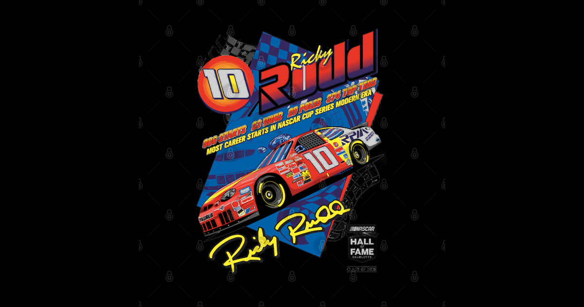 Ricky Rudd NASCAR 2025 Hall of Fame Inductee - Ricky Rudd - Sticker ...