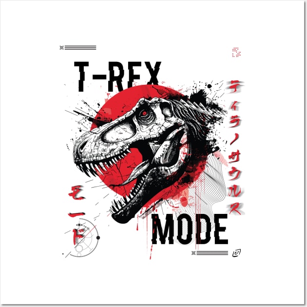 T-Rex Mode Unleashed, Fierce Dinosaur Artwork, Predatory Beast Mode ...