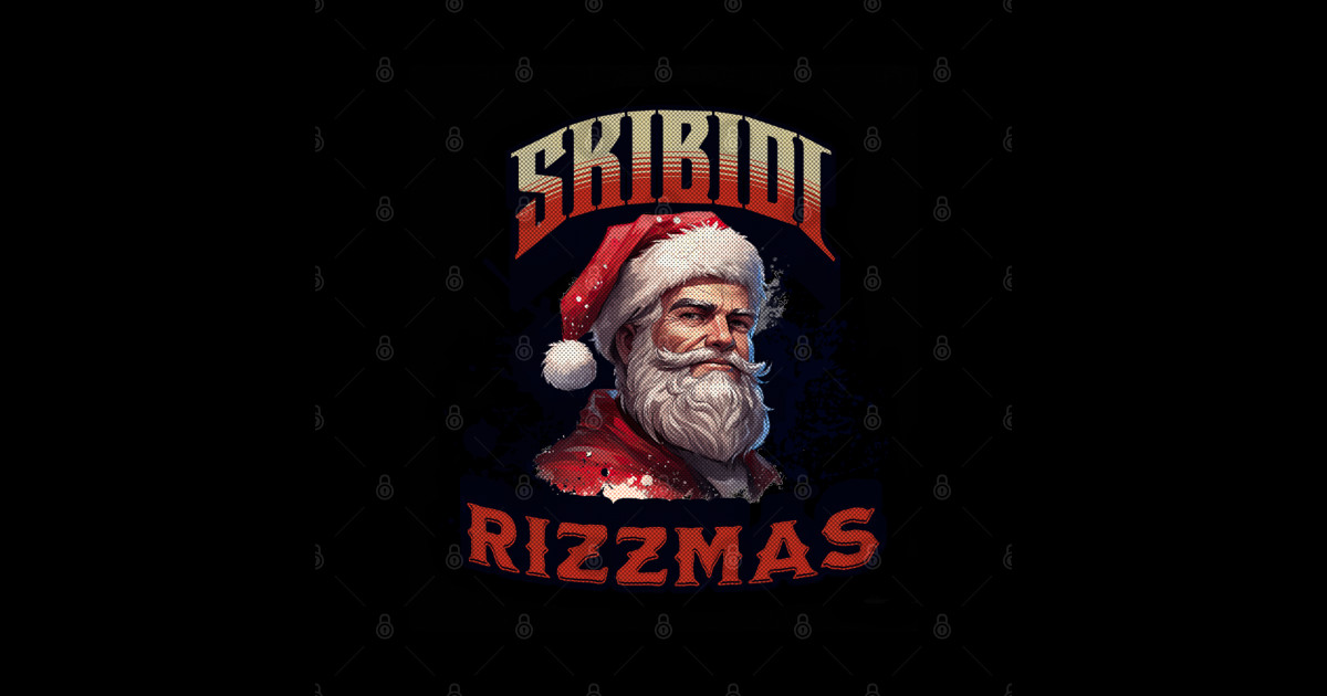 Skibidi-Rizzmas - Skibidi Rizzmas - Sticker | TeePublic