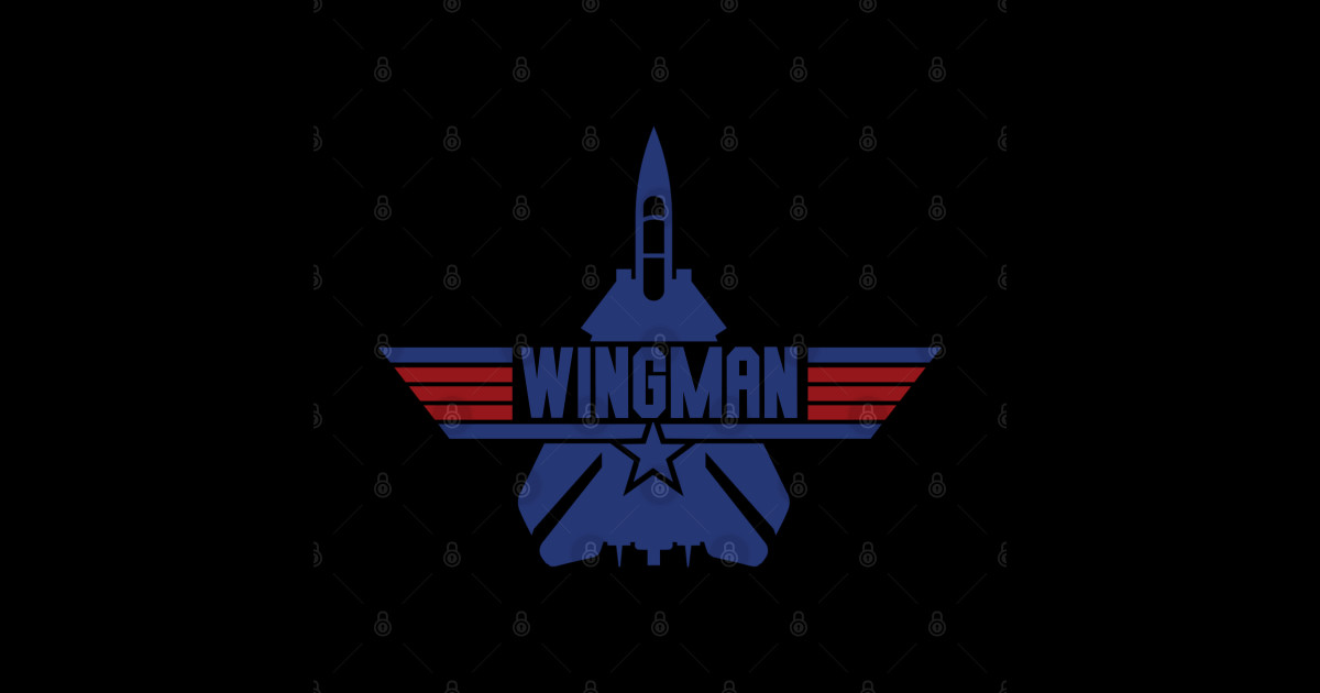 Wingman - Top Gun - Sticker | TeePublic