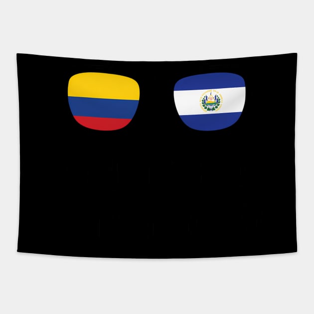 Colombian Salvadorian Sun Colombia El Salvador Flags - Unique ...