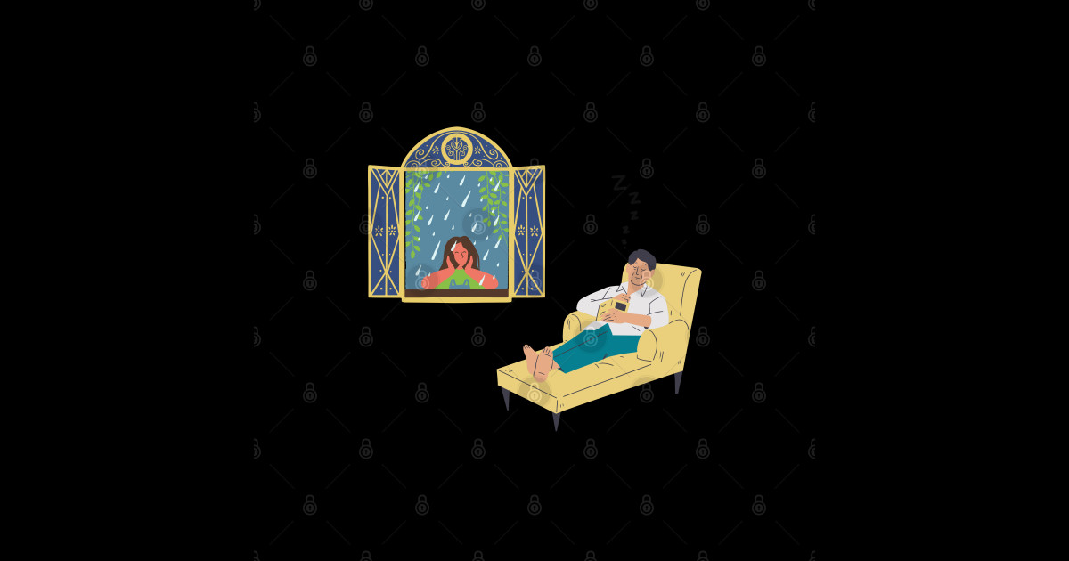 Its raining its pouring nursery rhyme - Nursery Rhyme - Sticker | TeePublic